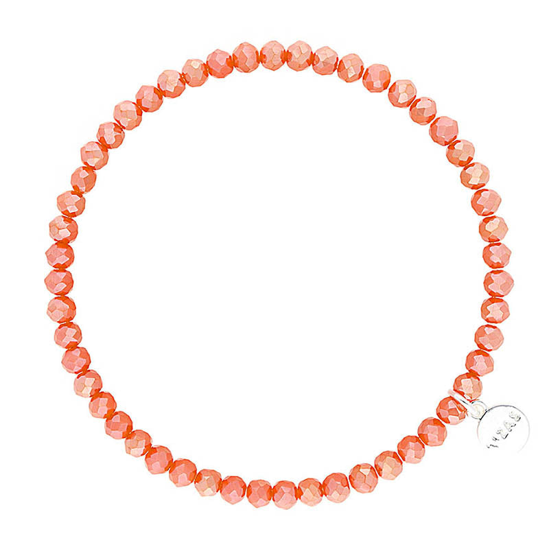 Lizas Knoxville 4mm Crystal Bracelet- Apricot – J. Spencer